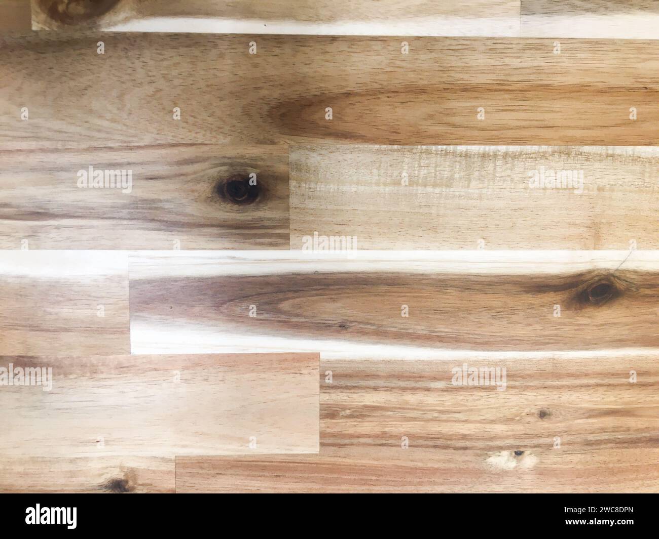 close-up shot capturing the detailed grain of a pine wood board Stock ...