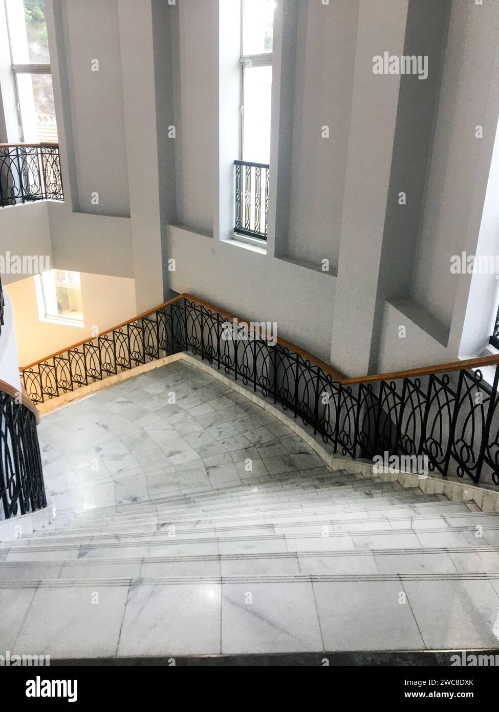 A detailed look at the stairway reveals the careful consideration of ...