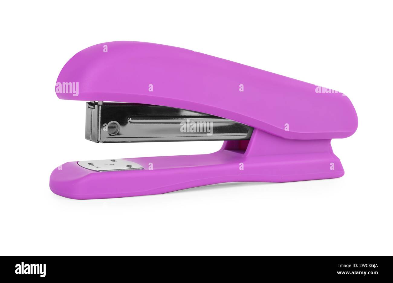 One new bright stapler isolated on white Stock Photo - Alamy