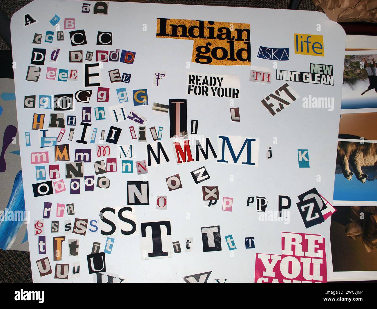 Clip art alphabet hi-res stock photography and images - Alamy