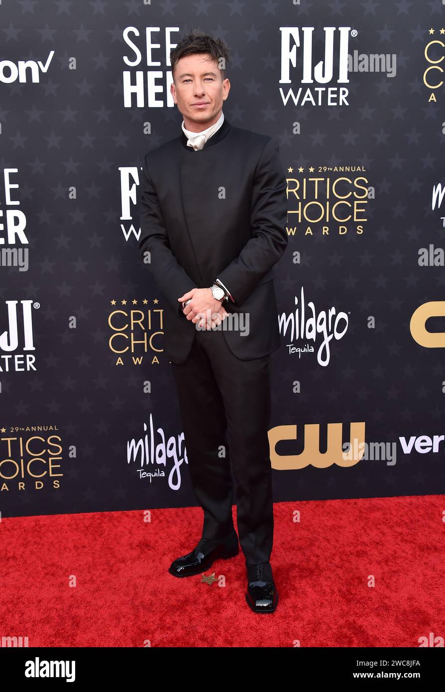 Santa Monica, USA. 14th Jan, 2024. Barry Keoghan arriving at the 29th ...