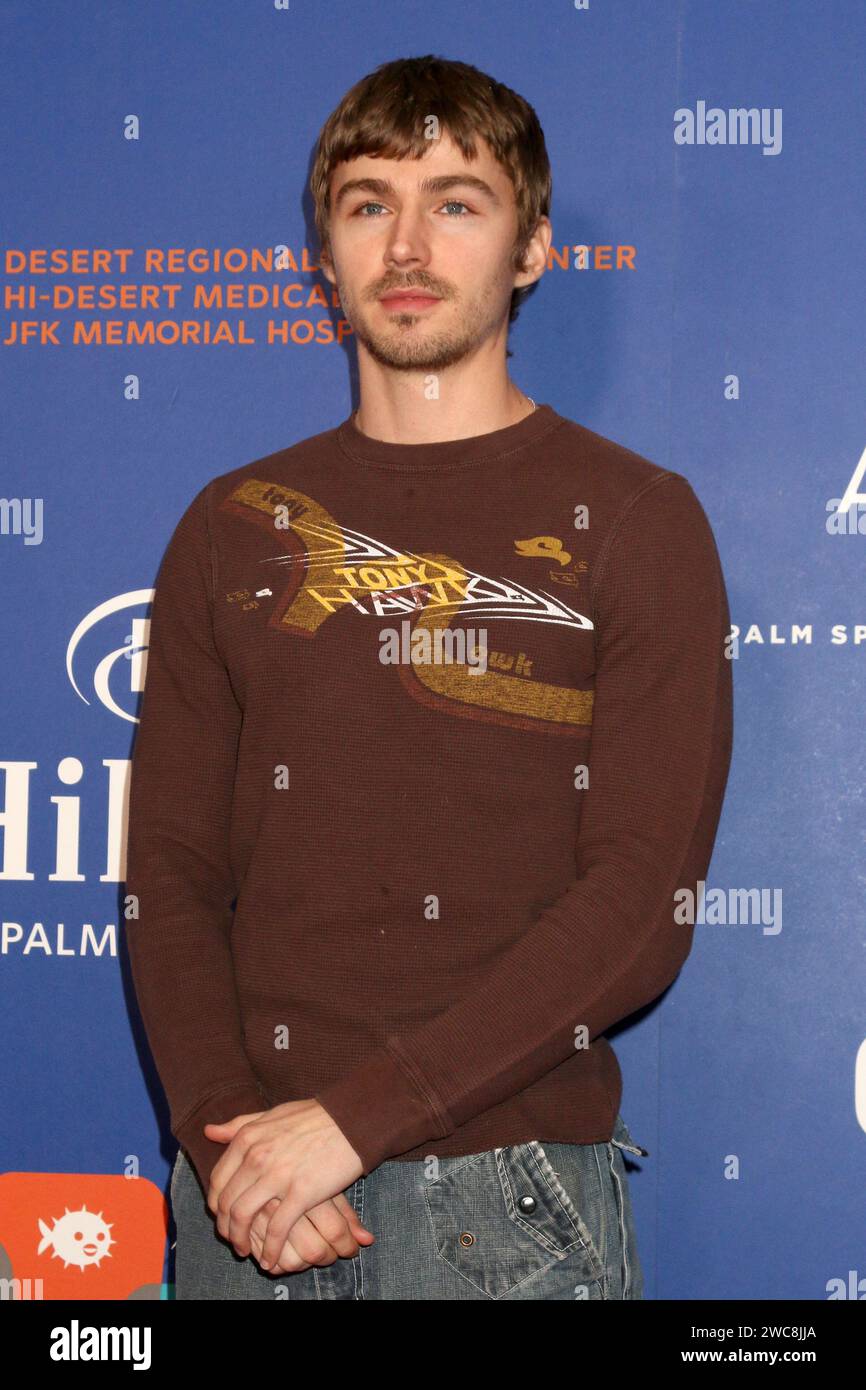 Palm Springs, USA. 13th Jan, 2024. LOS ANGELES - JAN 13: Miles Heizer ...