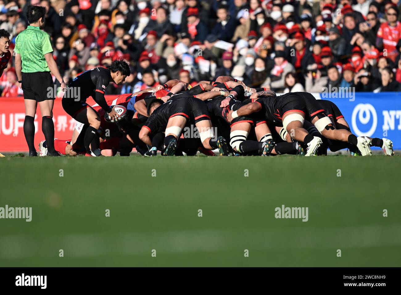 Tokyo, Japan. Credit: MATSUO. 14th Jan, 2024. MIE Honda HEAT team group ...