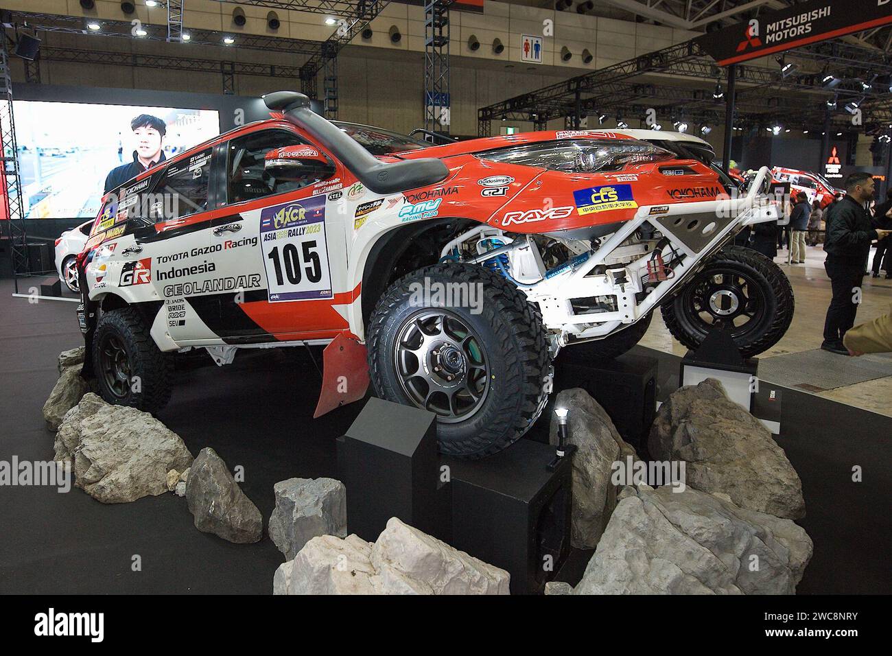 January 12 2024, Tokyo, Japan: The 42nd Tokyo Auto Salon 2024 is held ...