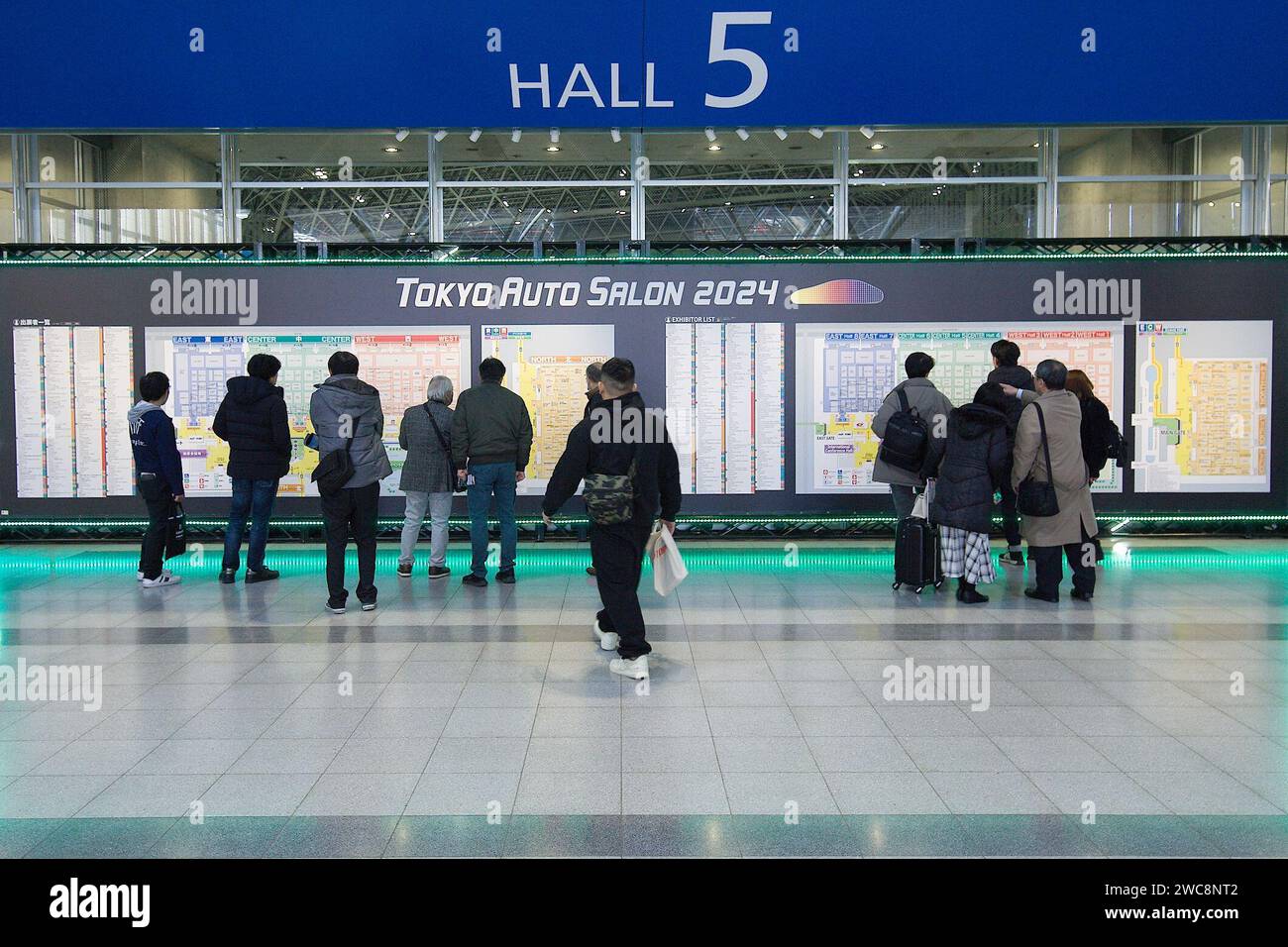 January 12 2024, Tokyo, Japan: The 42nd Tokyo Auto Salon 2024 is held ...