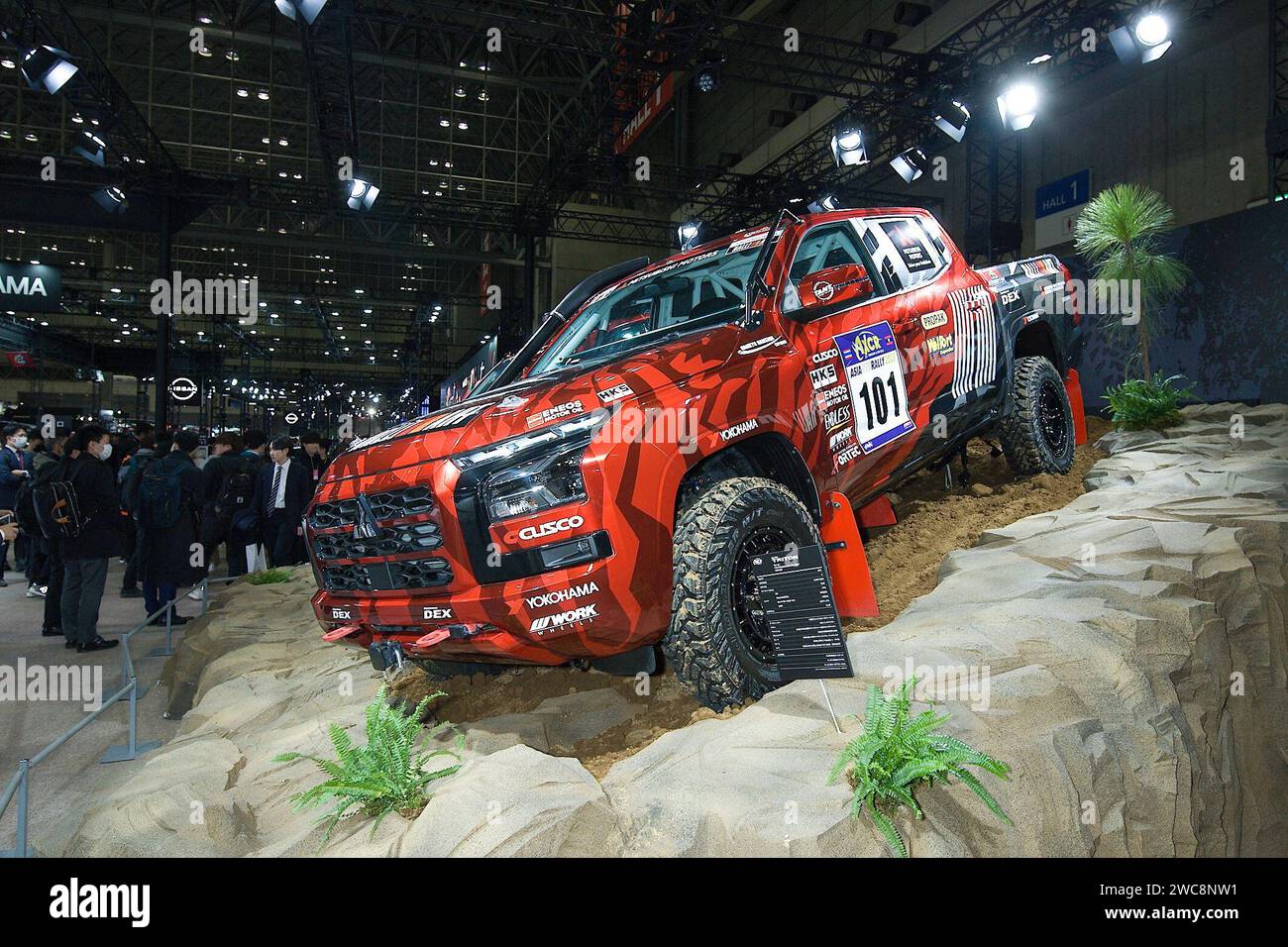 January 12 2024, Tokyo, Japan: The 42nd Tokyo Auto Salon 2024 is held ...