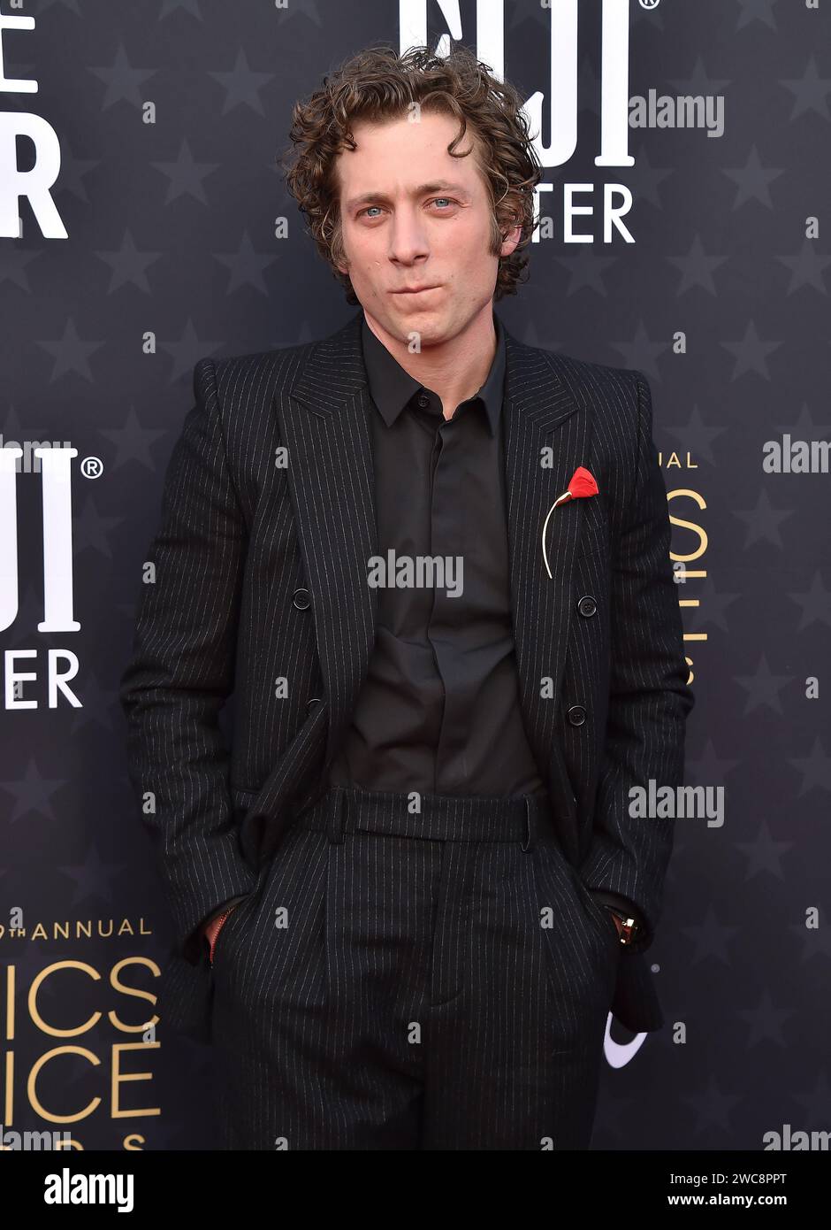 Santa Monica, USA. 14th Jan, 2024. Jeremy Allen White arriving at the ...