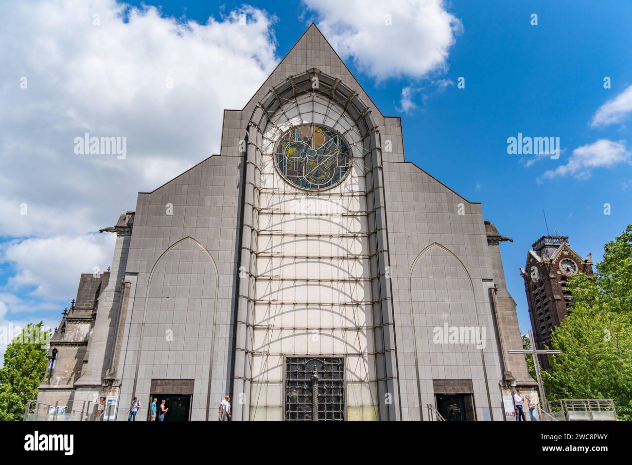 Lille Cathedral, the Basilica of Notre Dame de la Treille, at Lille ...