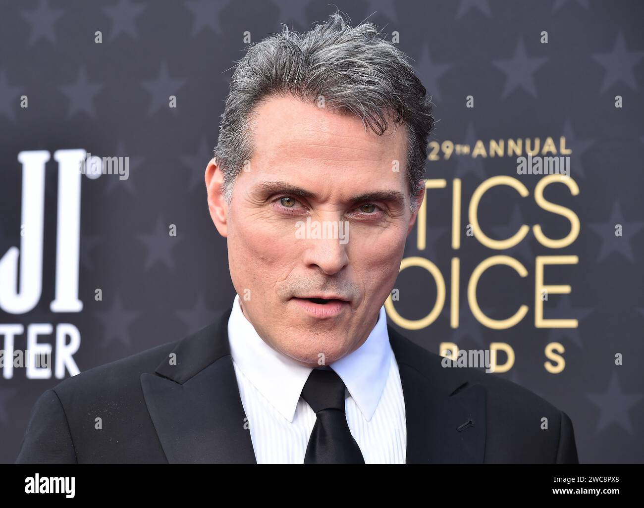 Rufus Sewell arriving at the 29th annual Critics Choice Awards held at ...