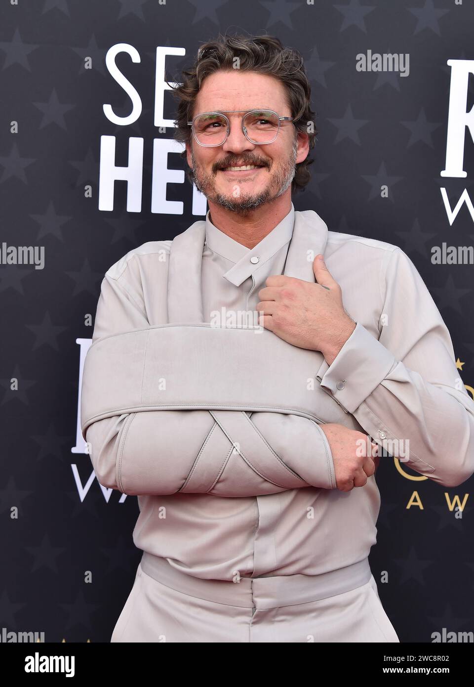 Pedro Pascal arriving at the 29th annual Critics Choice Awards held at ...