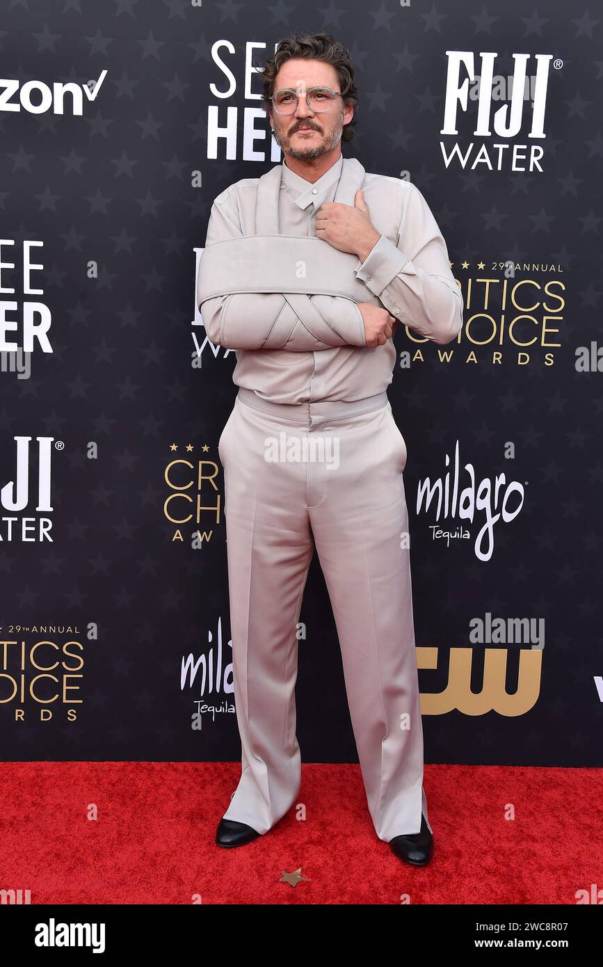 Pedro Pascal arriving at the 29th annual Critics Choice Awards held at ...