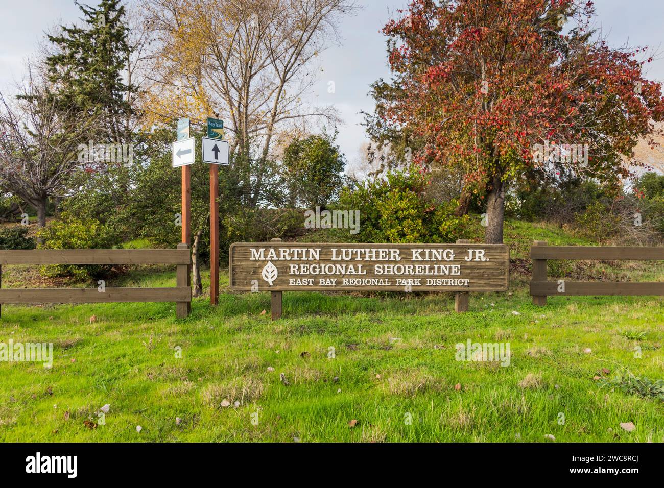 Martin Luther King Shoreline Sign Stock Photo - Alamy