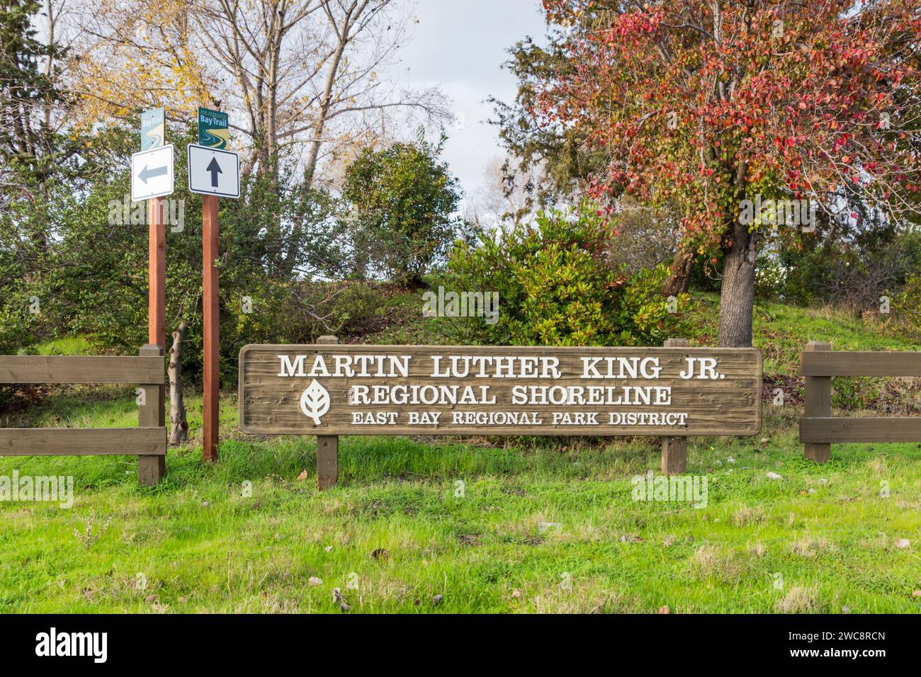 Martin Luther King Shoreline Sign Stock Photo - Alamy