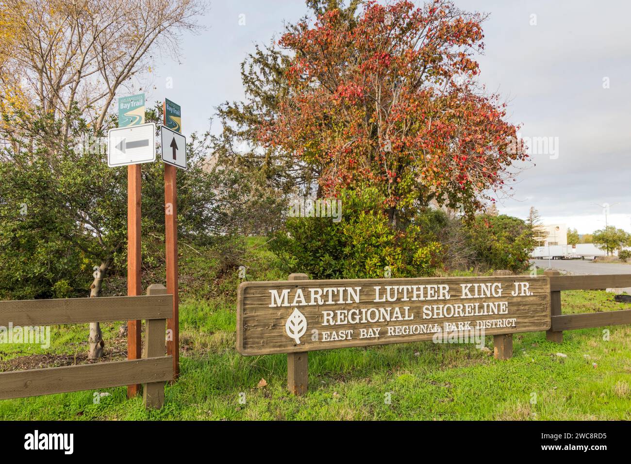 Martin Luther King Shoreline Sign Stock Photo - Alamy