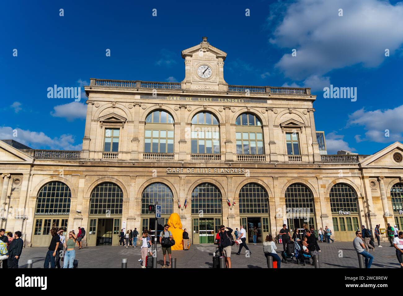 Lille-Flandres station, the main railway station of Lille, France Stock ...