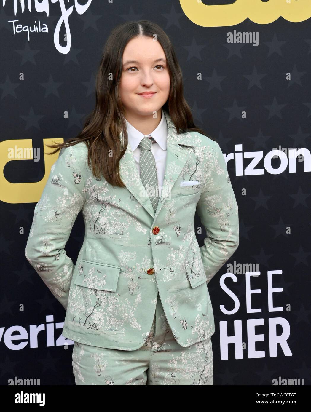 Los Angeles, United States. 14th Jan, 2024. Bella Ramsey attends the ...