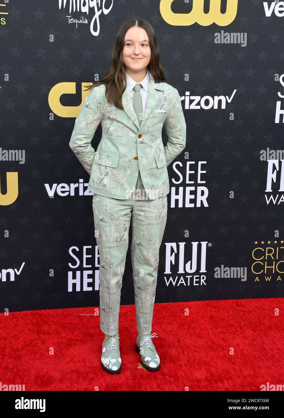 Los Angeles, United States. 14th Jan, 2024. Bella Ramsey attends the ...