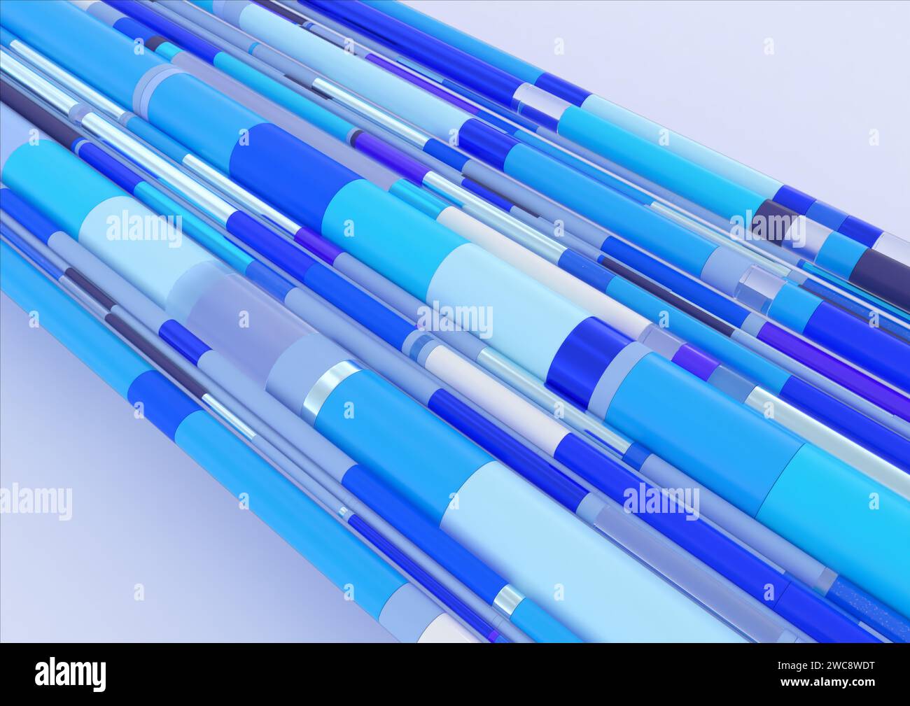 Network wire cylindrical wire connection cable 3D graphics Stock Photo ...