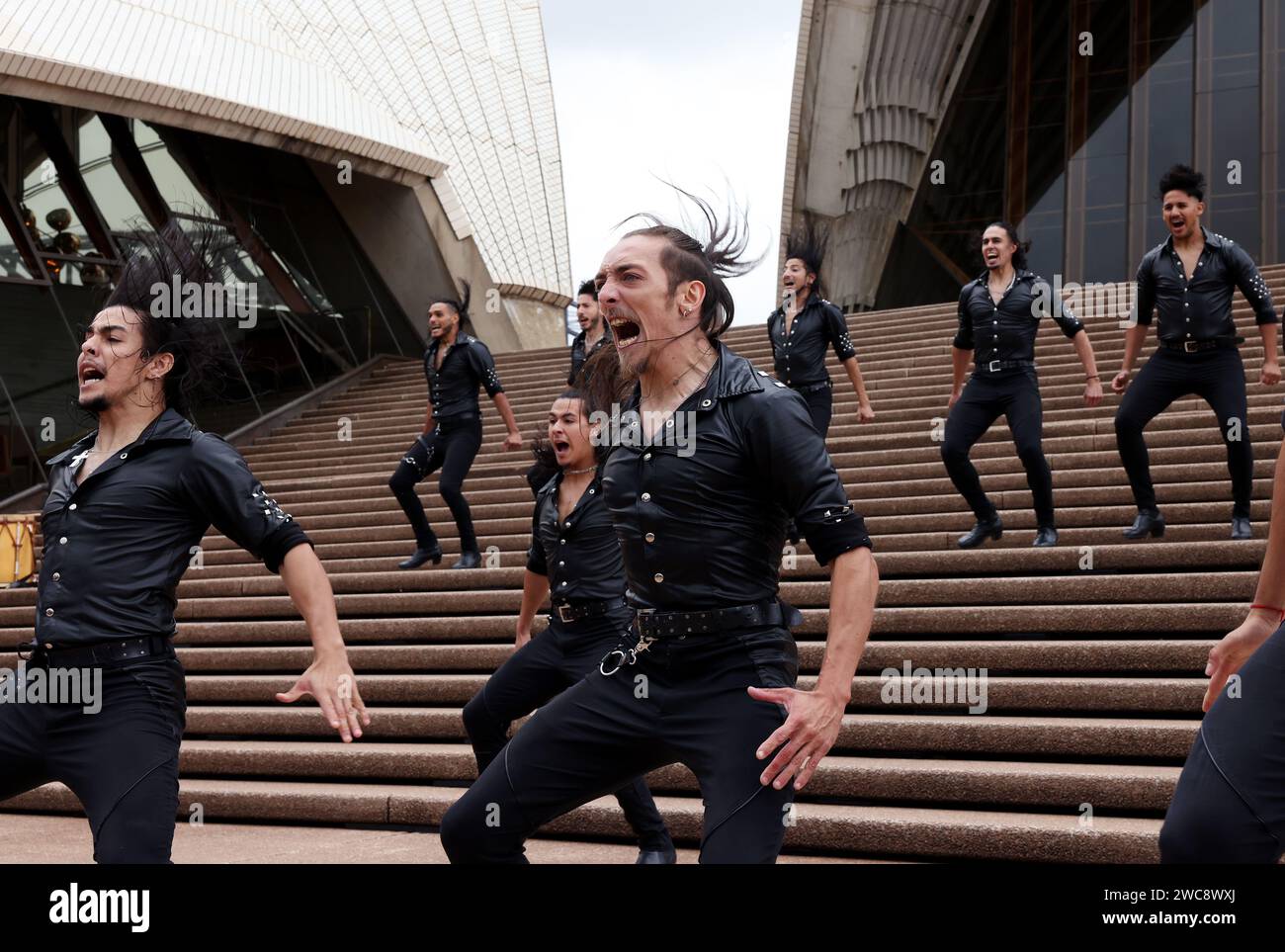 Sydney, Australia. 15th Jan, 2024. The 18-person Argentinian dance and ...