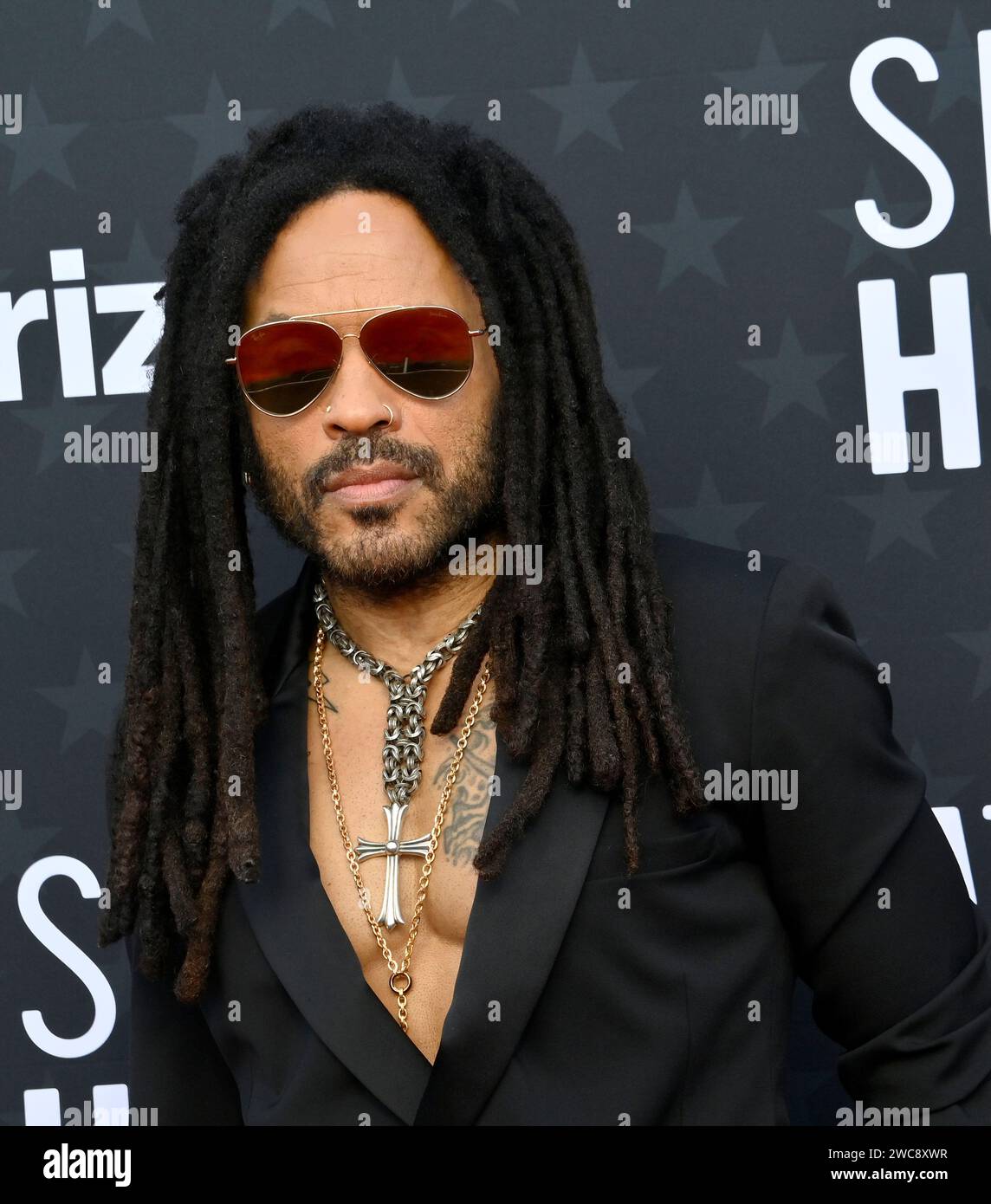 Los Angeles, United States. 14th Jan, 2024. Lenny Kravitz attends the ...