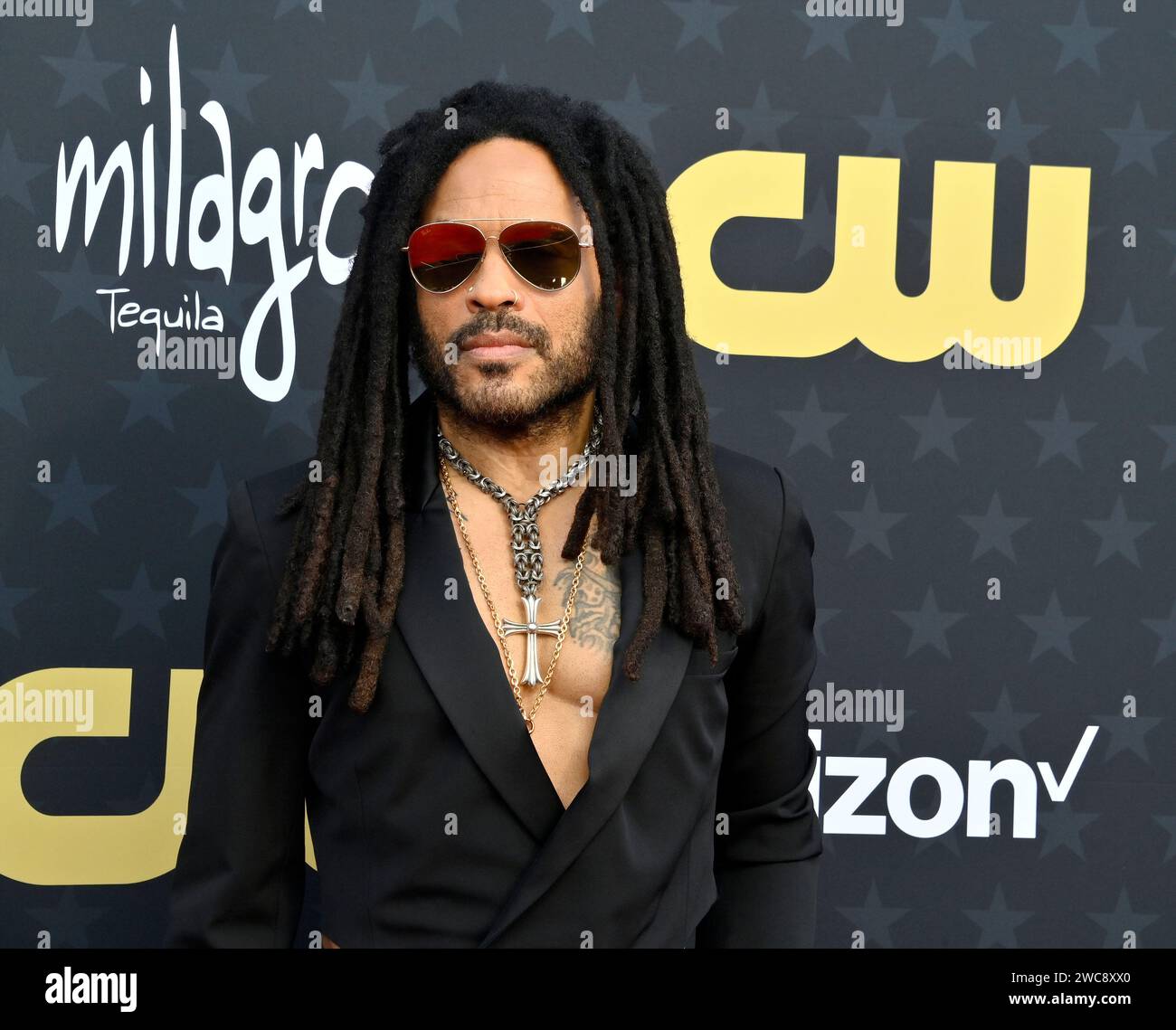 Los Angeles, United States. 14th Jan, 2024. Lenny Kravitz attends the ...