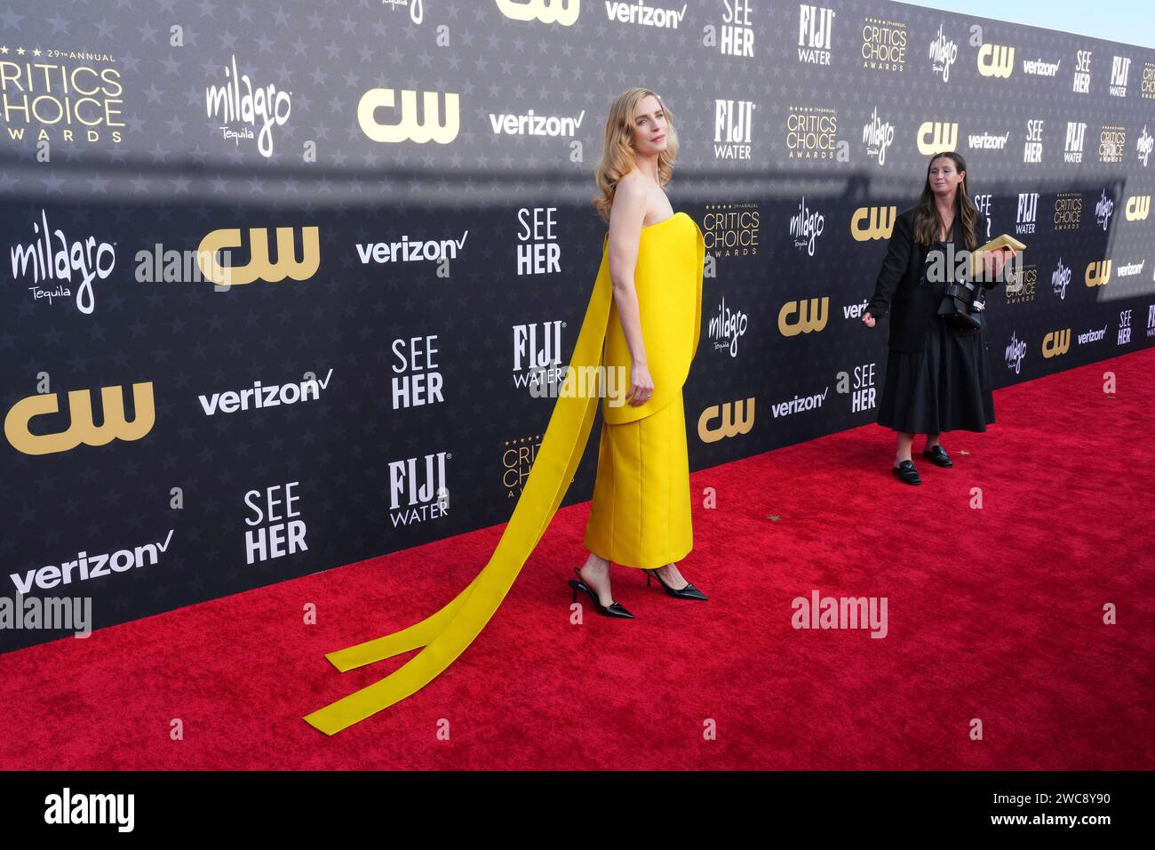 Brit Marling arrives at the 29th Critics Choice Awards on Sunday, Jan ...