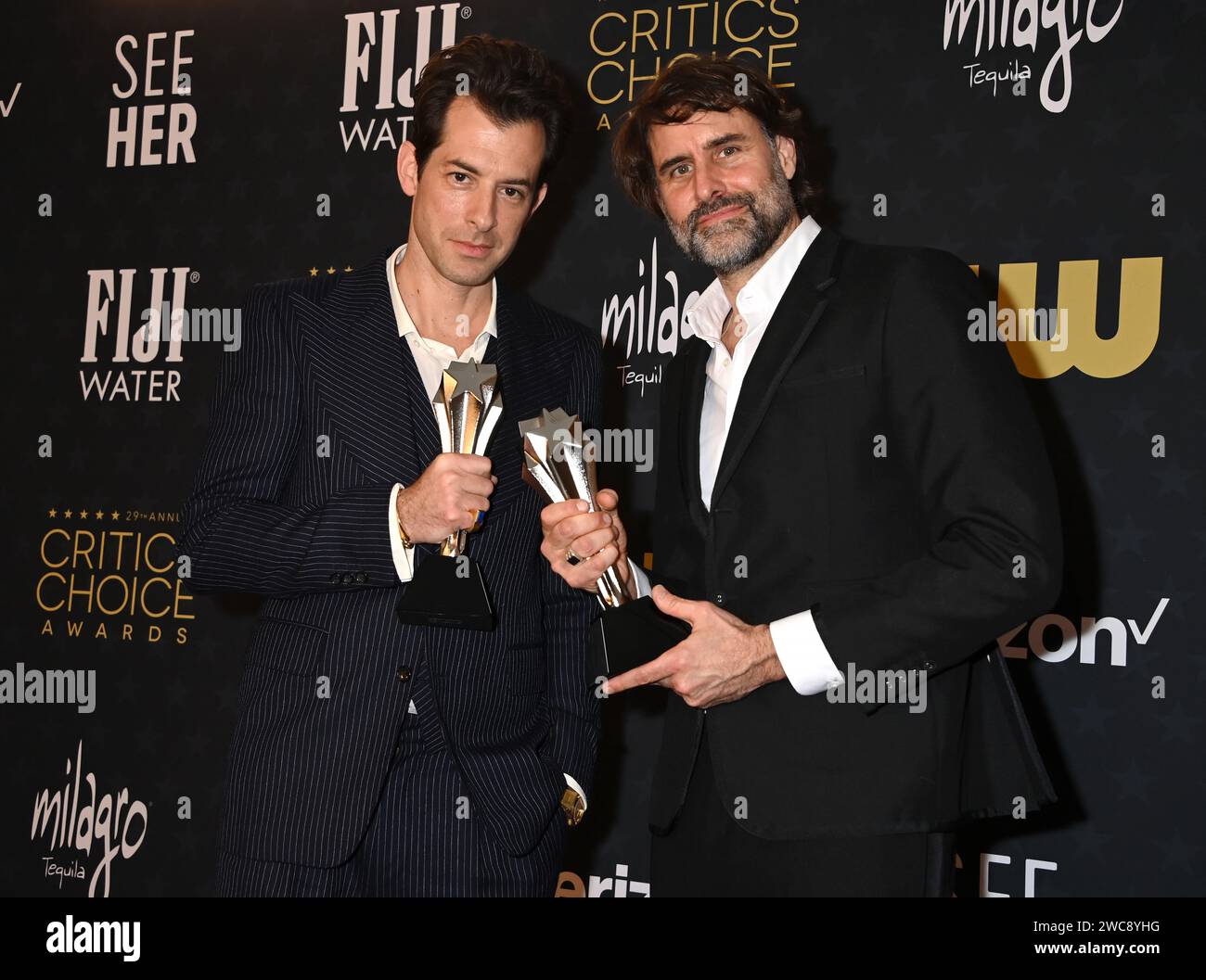 Santa Monica, USA. 14th Jan, 2024. Mark Ronson and Andrew Wyatt in the ...