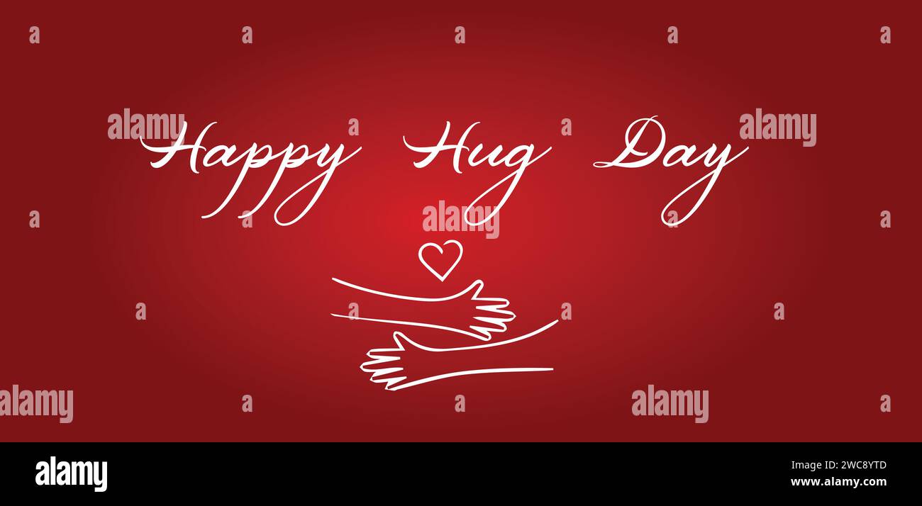Hug graphic illustration Stock Vector Images - Alamy