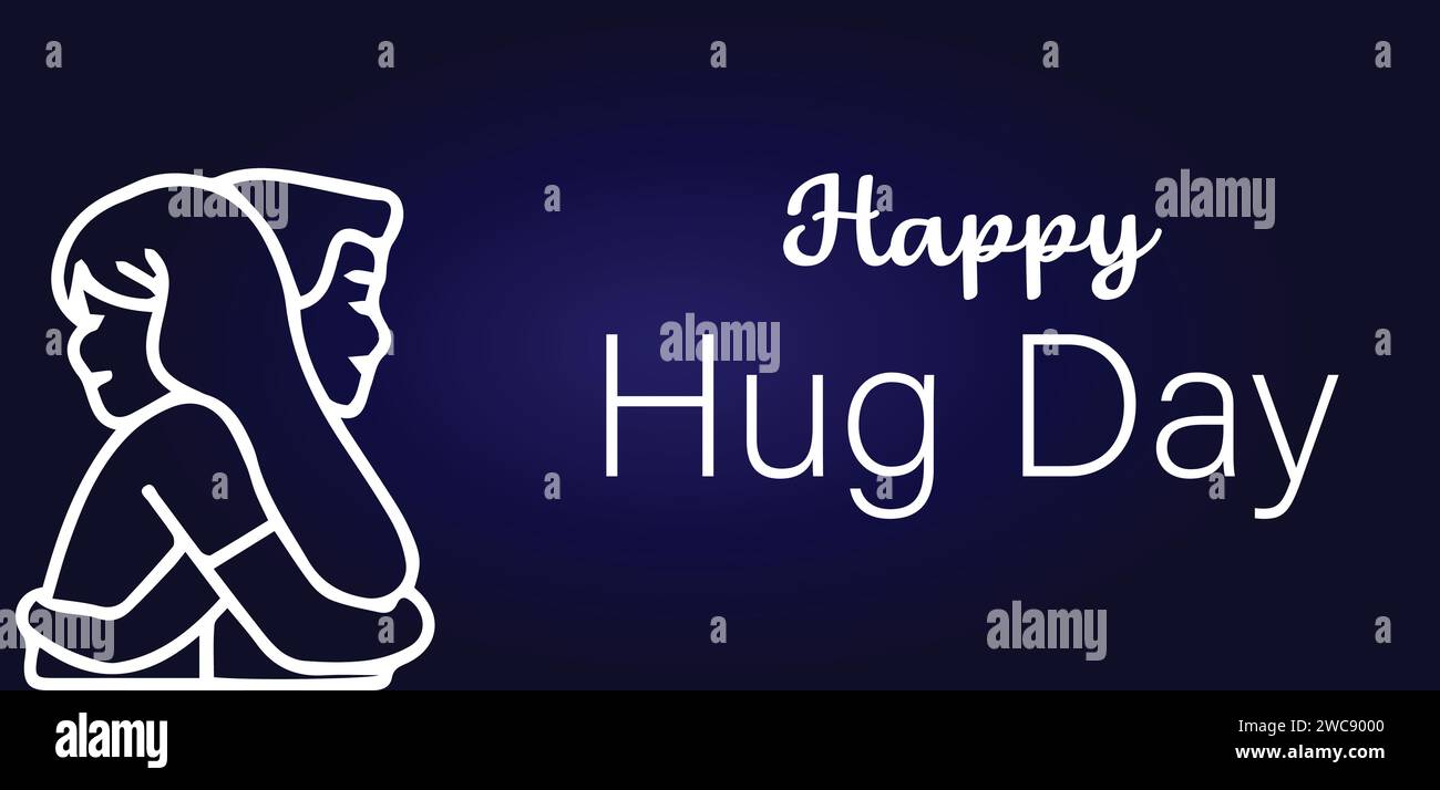 Hug graphic illustration Stock Vector Images - Alamy