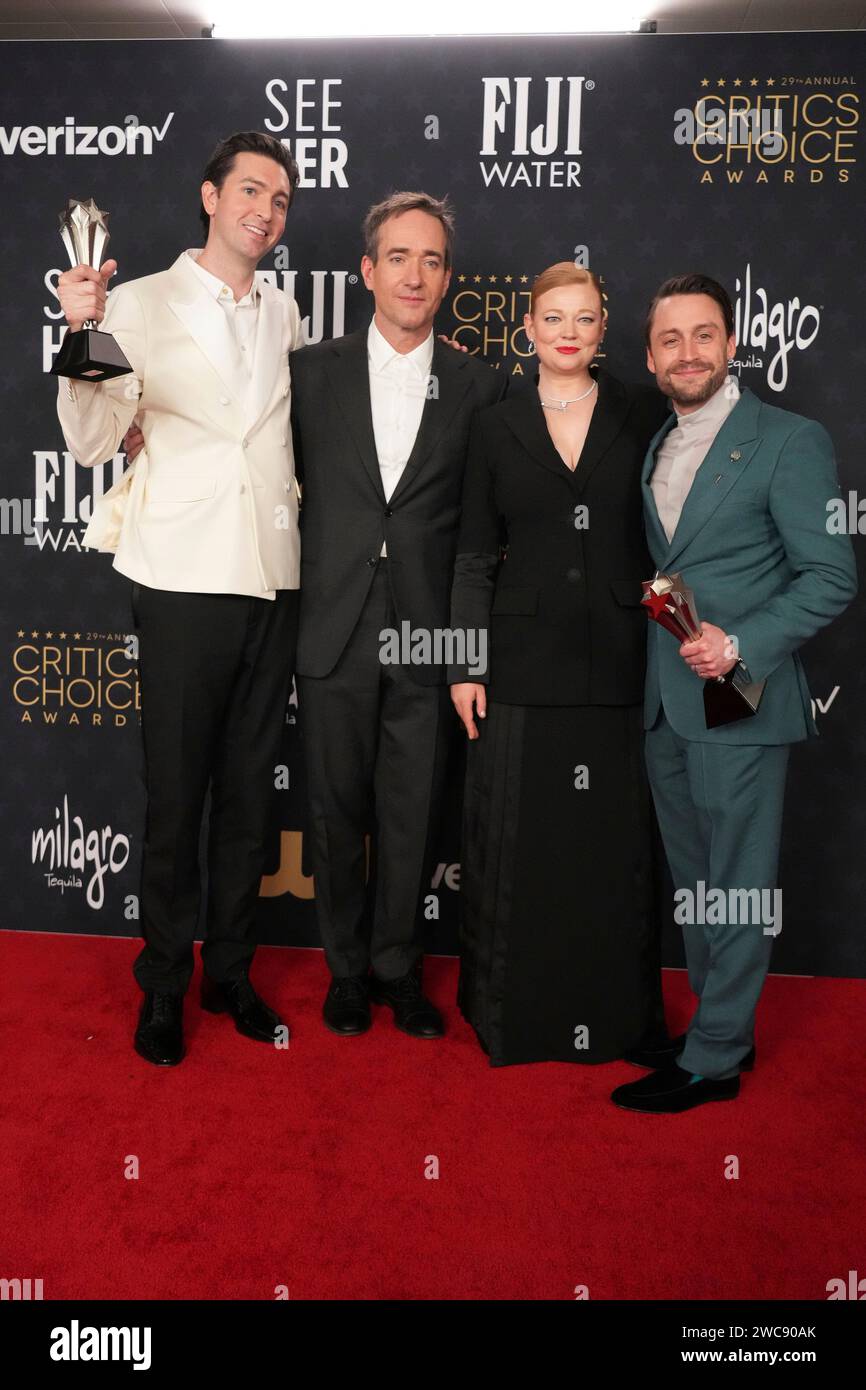 Nicholas Braun, from left, Matthew Macfayden, Sarah Snook, and Kieran ...