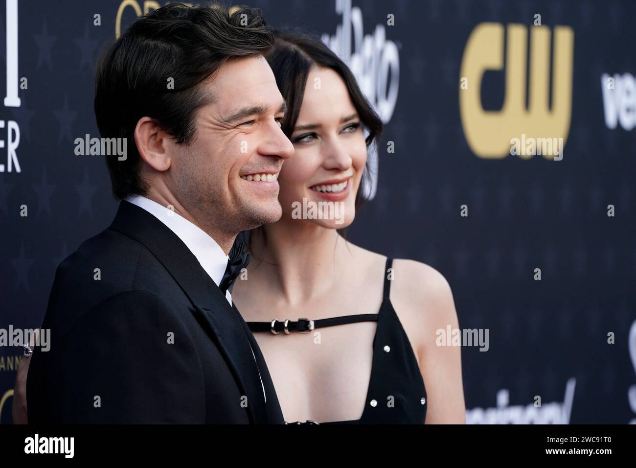 Jason Ralph, left, and Rachel Brosnahan arrive at the 29th Critics ...