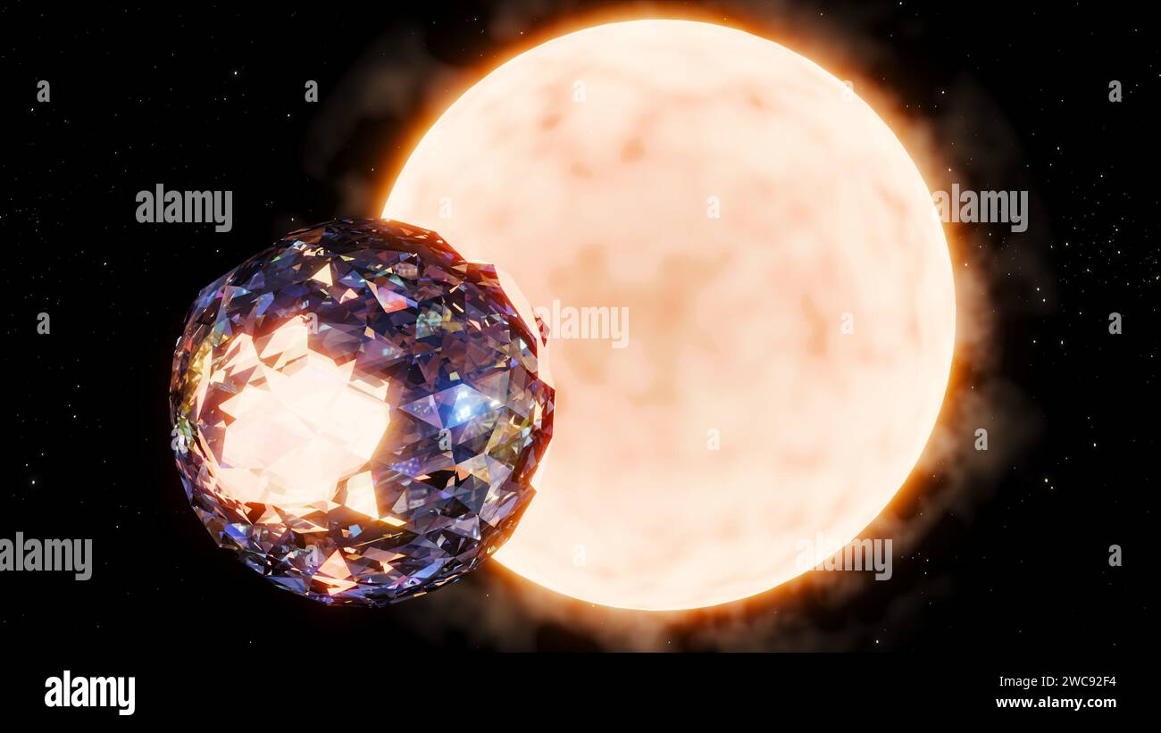 3d rendering of Lucy as a Diamond star, more accurately a crystallized ...