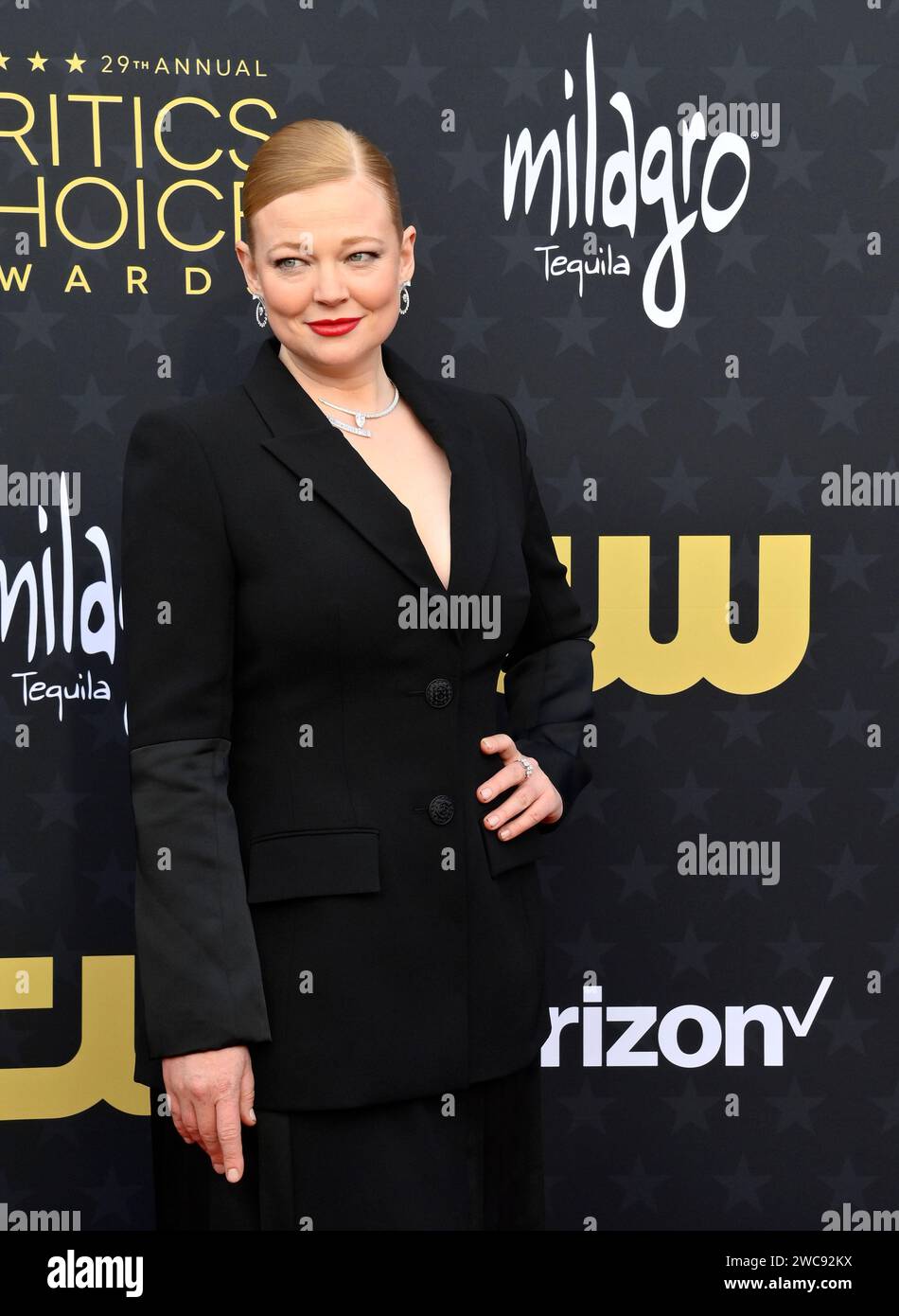 Los Angeles, United States. 14th Jan, 2024. Sarah Snook attends the ...