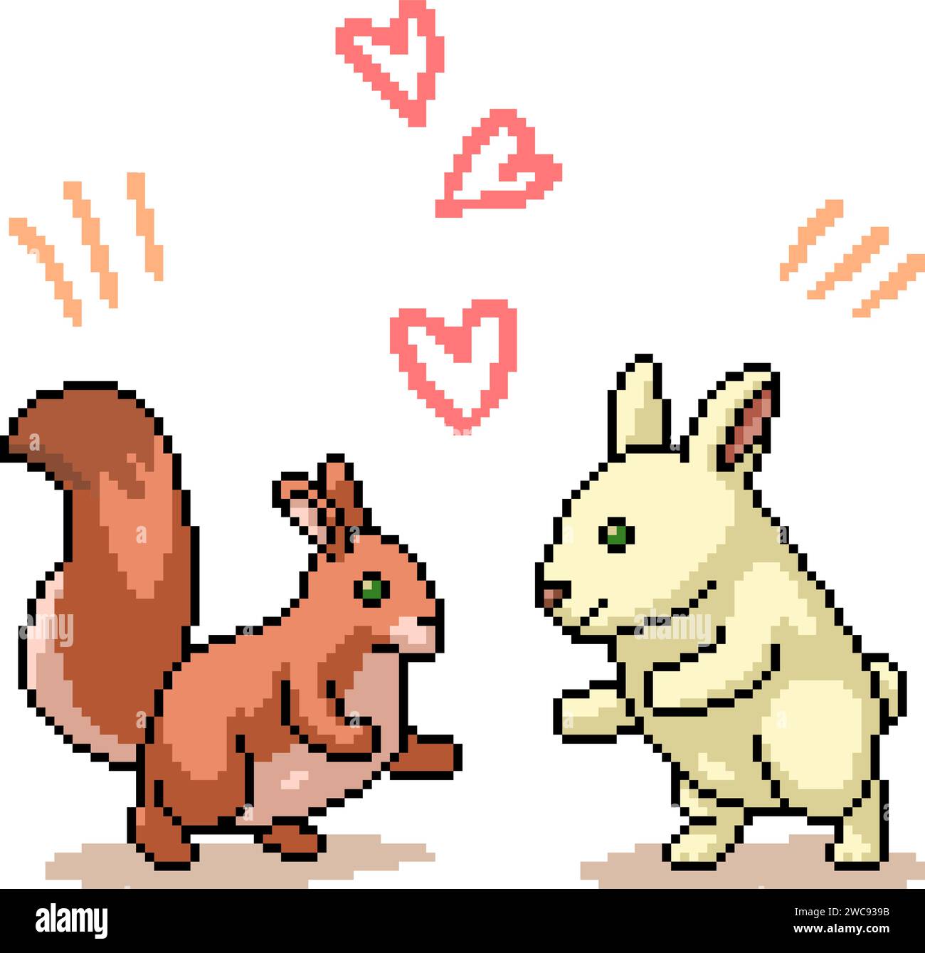 Squirrel and rabbit hi-res stock photography and images - Alamy