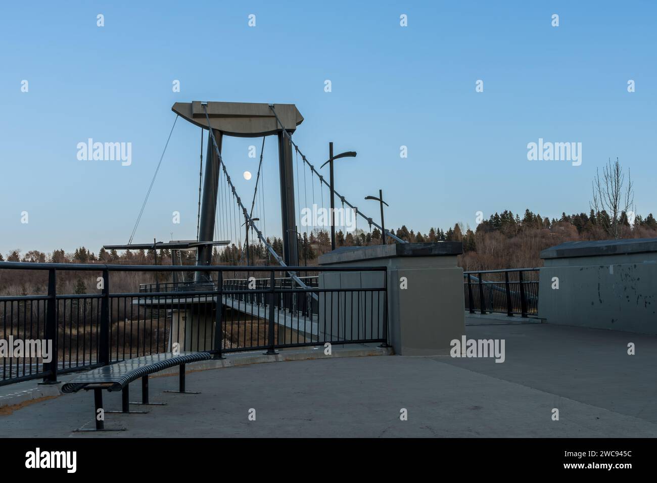 Fort edmonton footbridge hi-res stock photography and images - Alamy