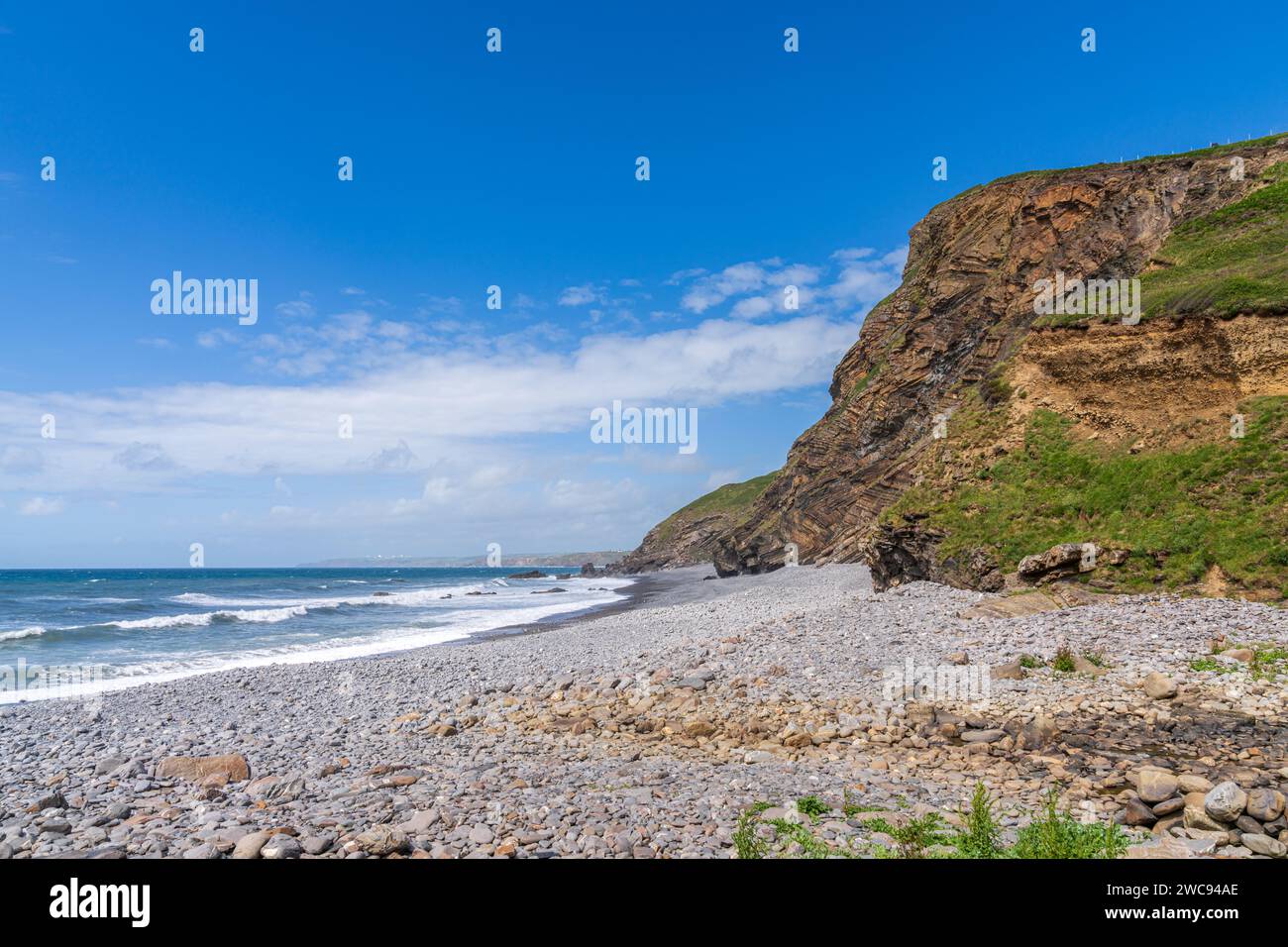 Millook beach hi-res stock photography and images - Alamy