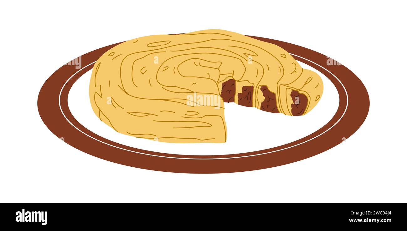 Filo pastry ingredient Stock Vector Images - Alamy