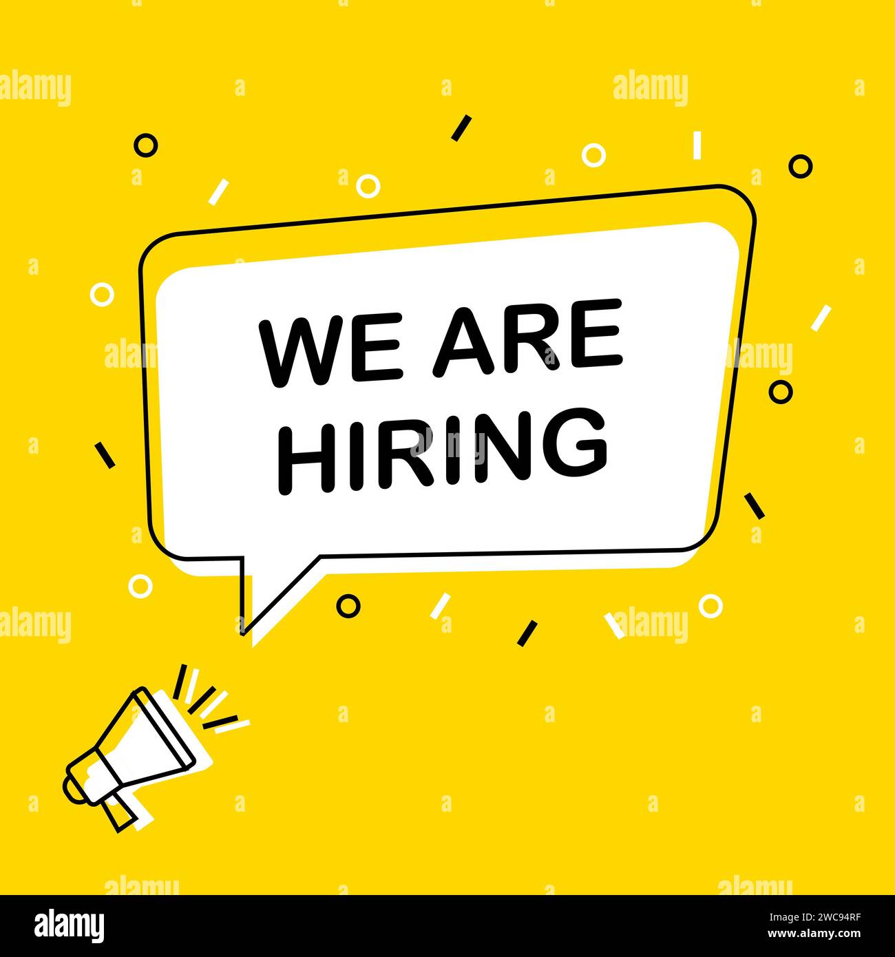 We are hiring graphic hi-res stock photography and images - Alamy