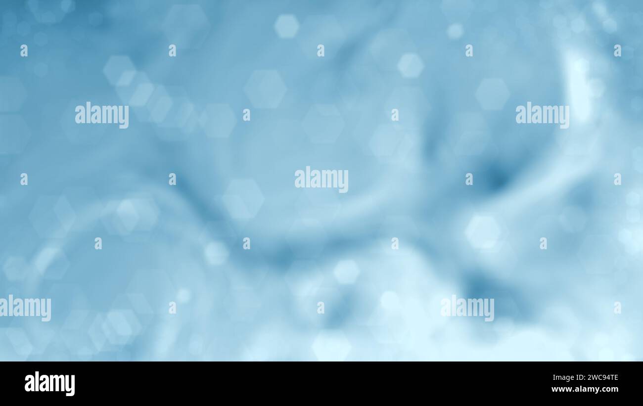 light blue silver agleam delicate forms with bokeh background ...