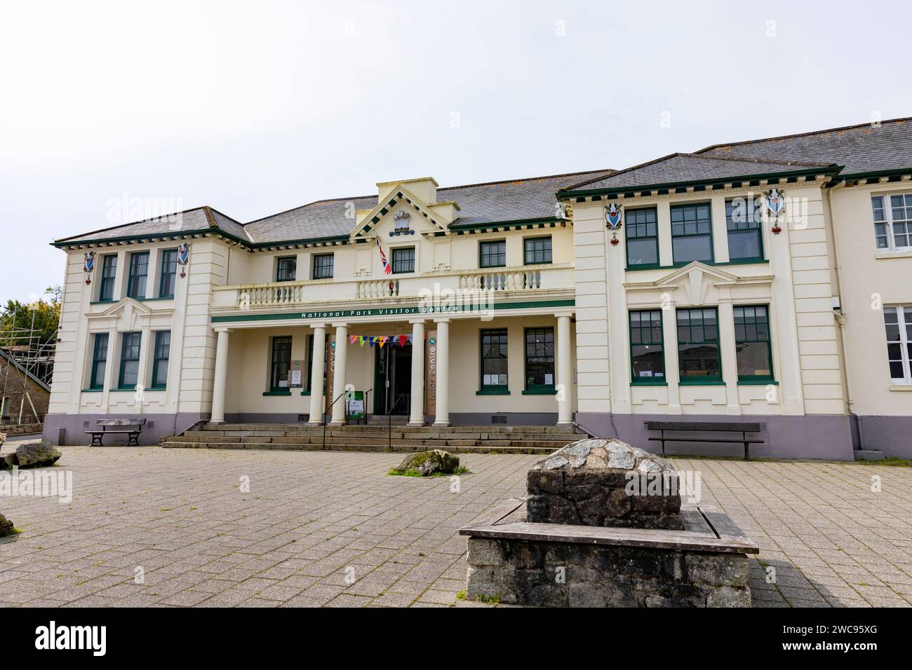 Dartmoor National Park, the National Park visitor centre, a former ...