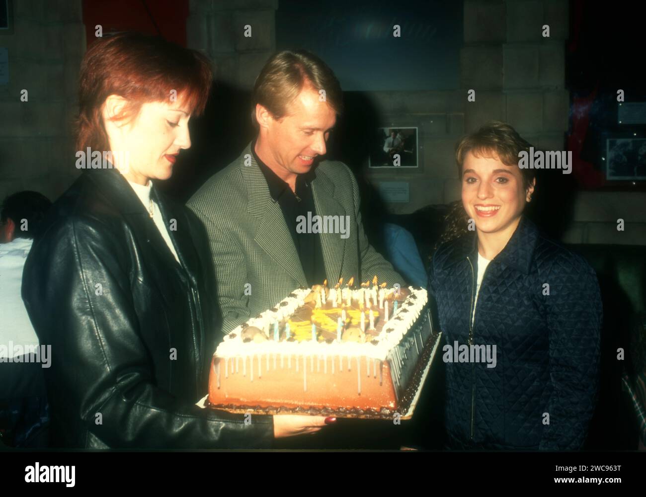 Beverly Hills, California, USA 19th November 1996 (L-R) Gymnast Nadia ...