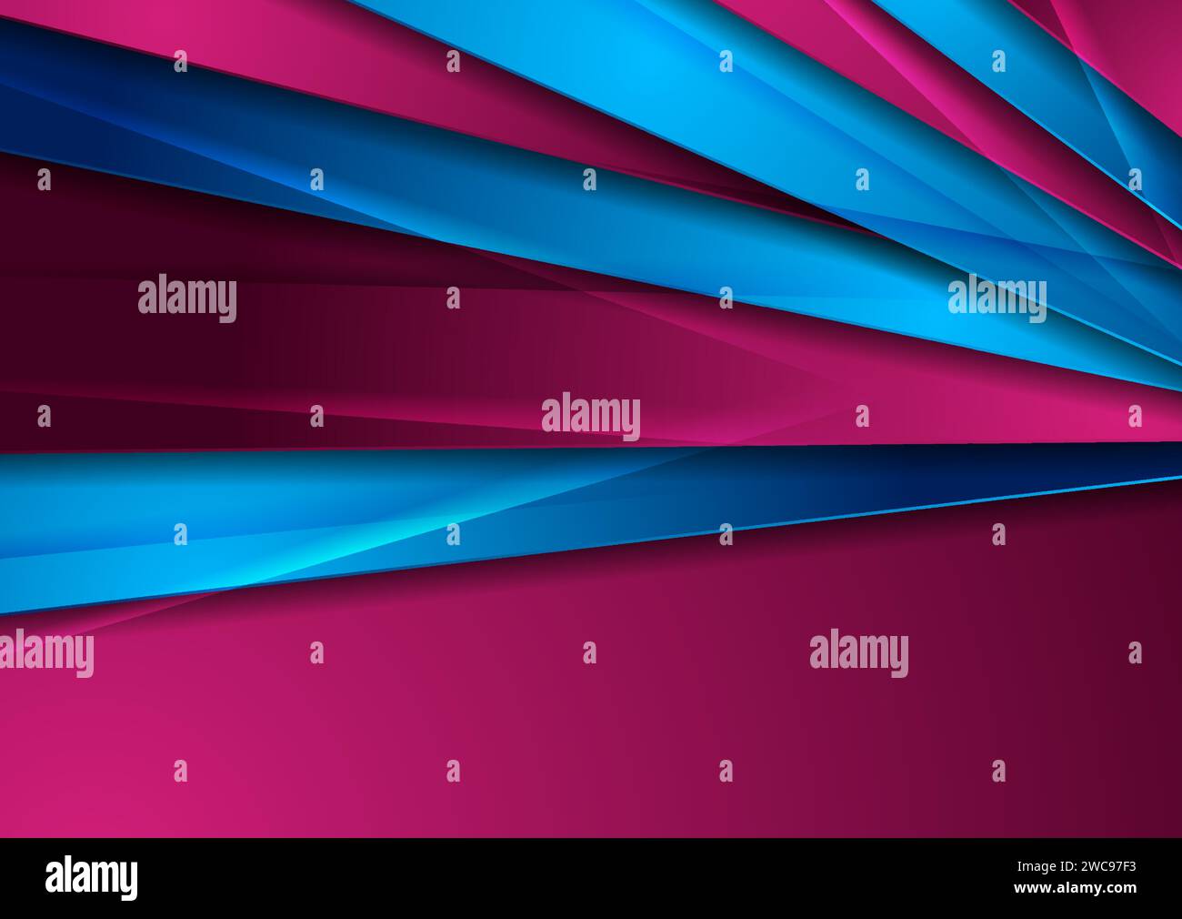 Minimal glossy geometric blue violet hi-res stock photography and ...