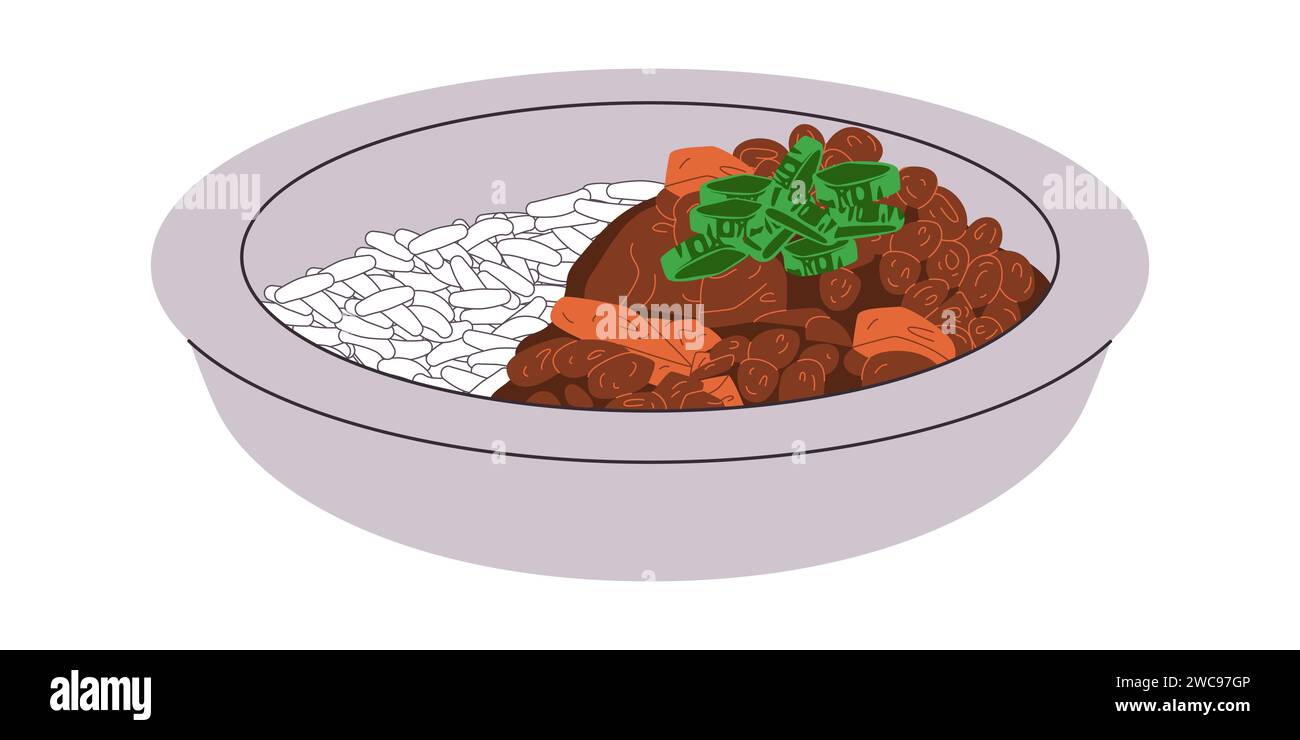 Feijoada white Stock Vector Images - Alamy