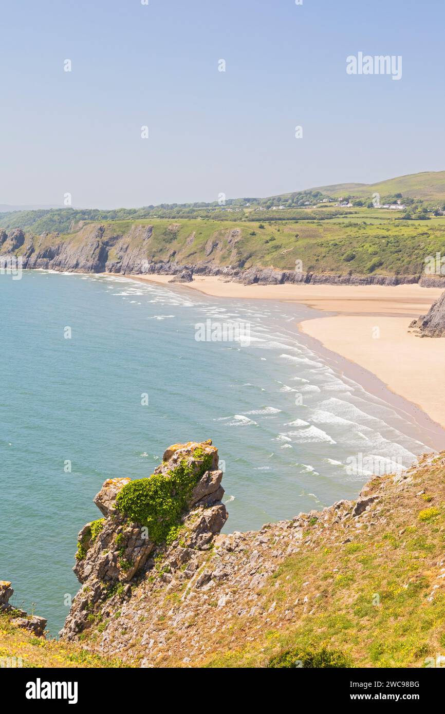 Pobbles beach gower hi-res stock photography and images - Alamy