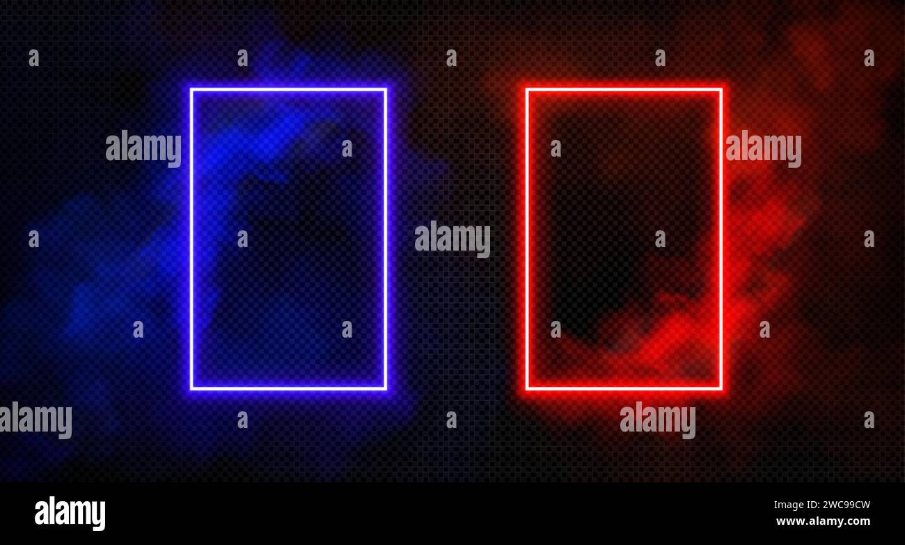 Blue rectangle red border hi-res stock photography and images - Alamy