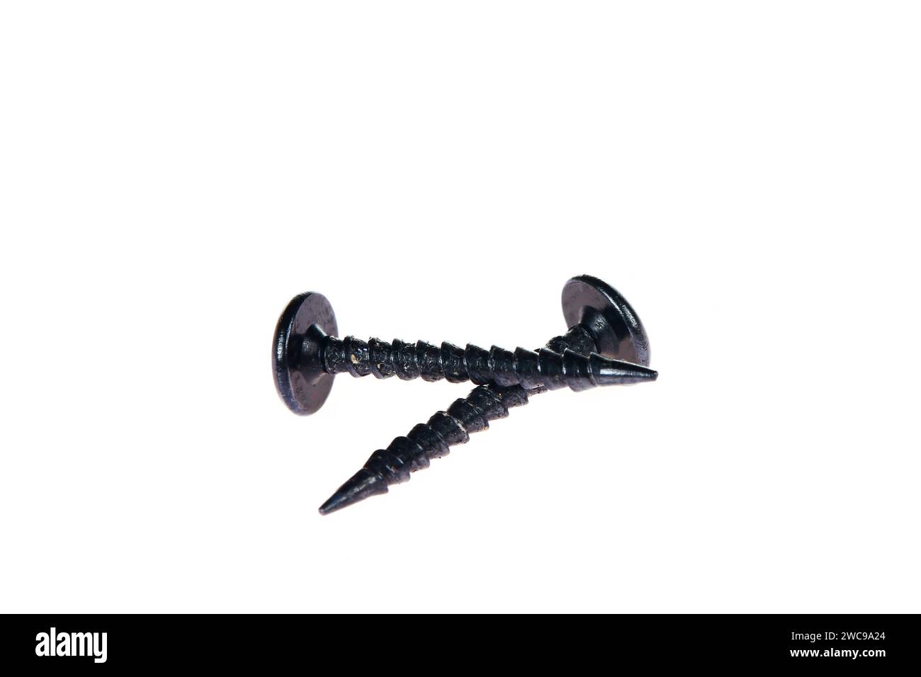 Silver screw nut isolated on white background,Close-up pictures Stock ...