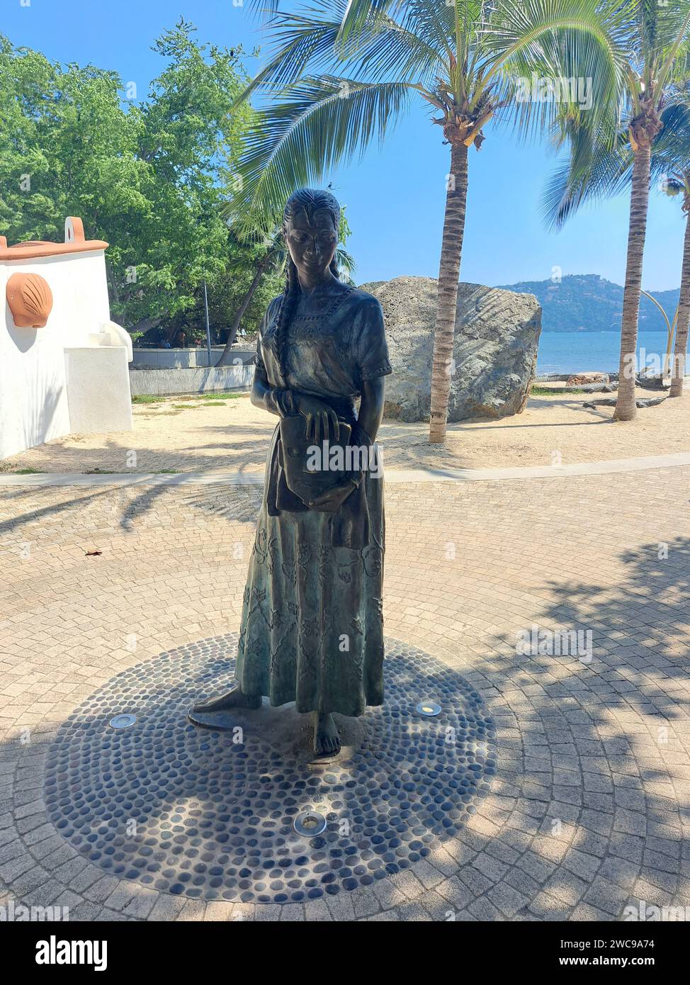 Zihuatanejo, Guerrero, Mexico - Oct 30 2023: Magical town and Mexican ...