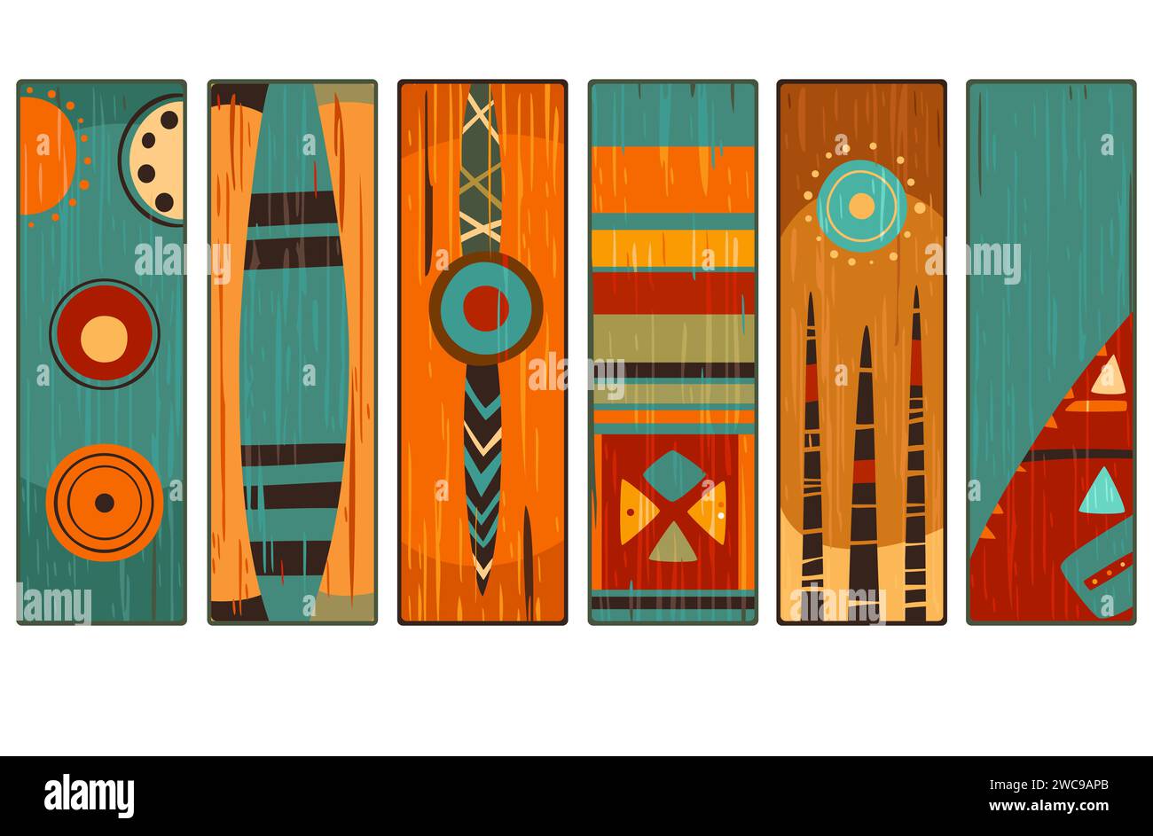 Set of eye-catching card, banner, background, flyer, placard with ...