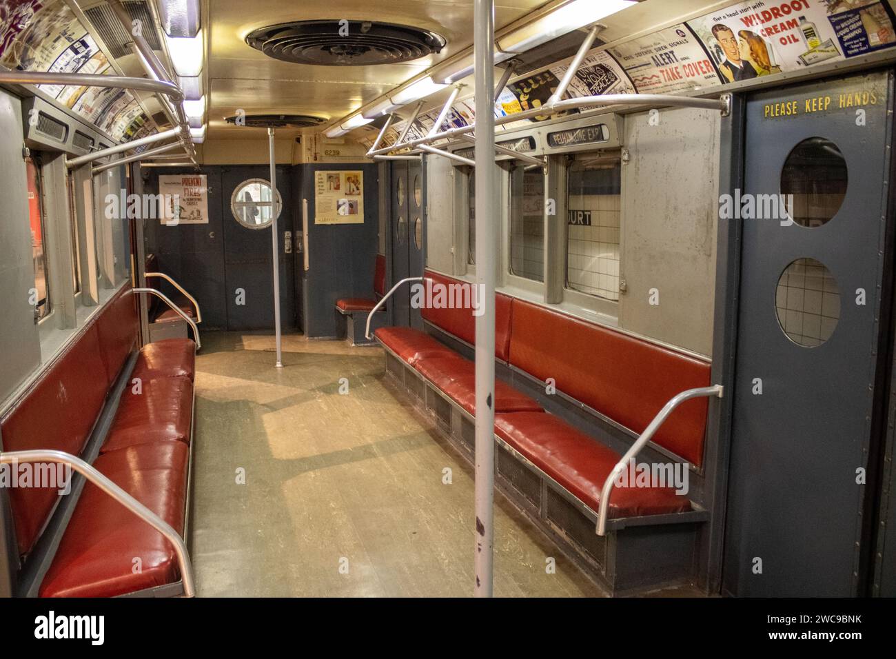 The interior of the renowned New York Transit Museum, located in the ... The interior of the renowned New York Transit Museum, located in the ...