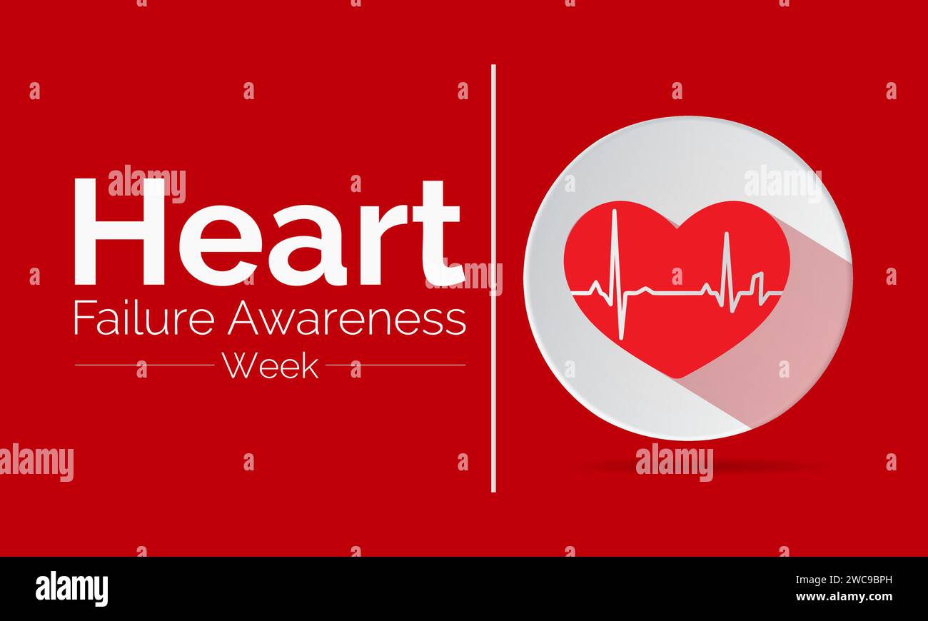 Heart Failure Awareness Week observed every year of february. Vector ...